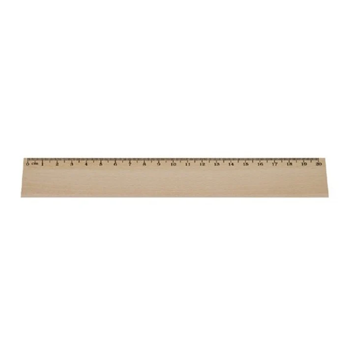 Drveni lenjir 20 cm
