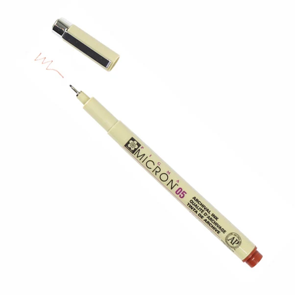 Flomaster za tehničko crtanje SAKURA Pigma Micron BROWN – 0.25 mm