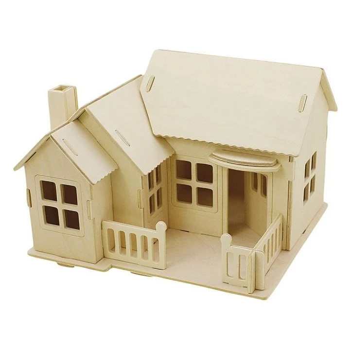 Kućica od drveta - 3D set