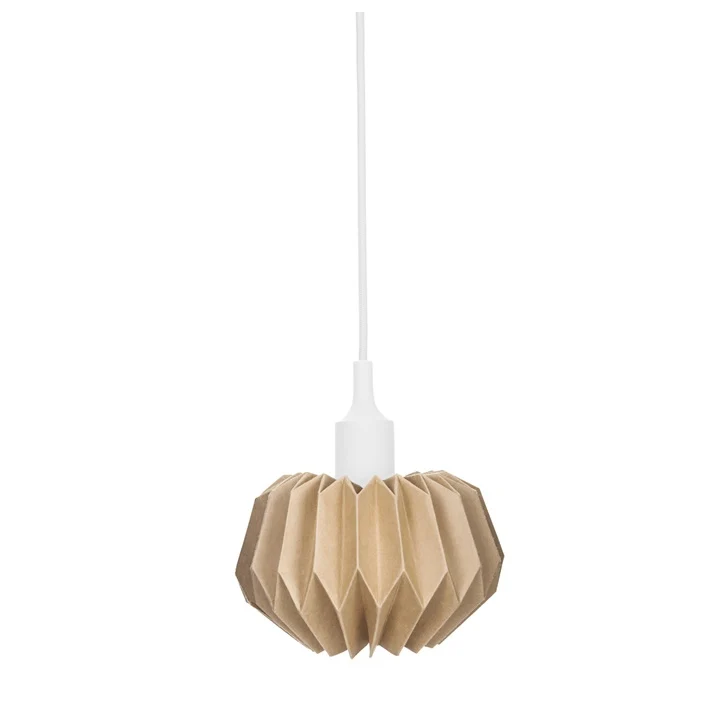 Lampa od kartona DIY 17 x 12 cm