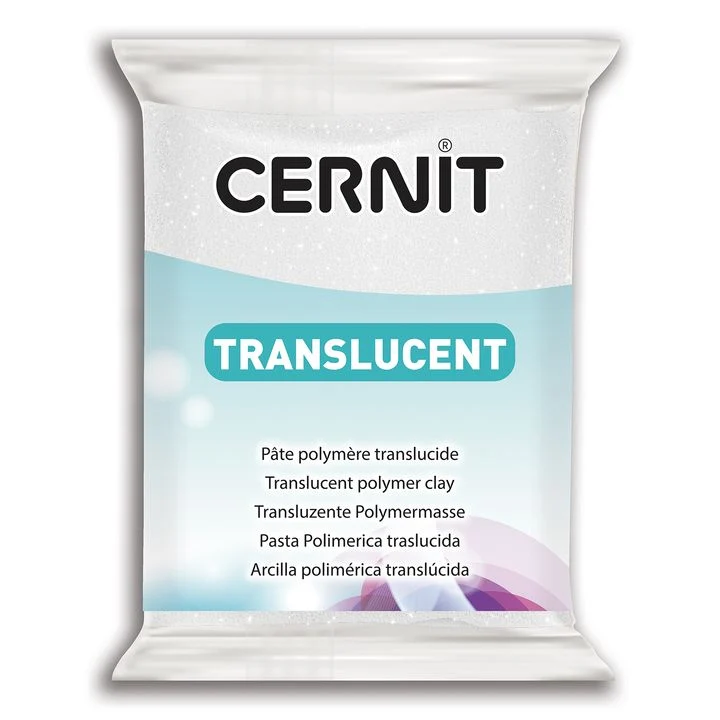 Masa za modelovanje Cernit TRANSLUCENT 56g – beli sjaj