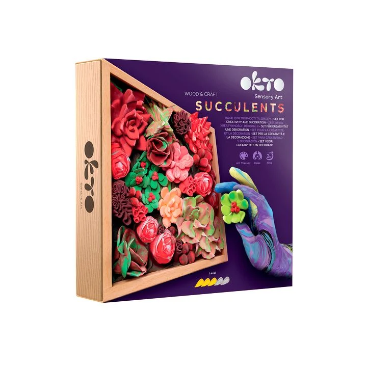 OKTO Set za modeliranje sukulenta 21 x 21 cm DESIRE