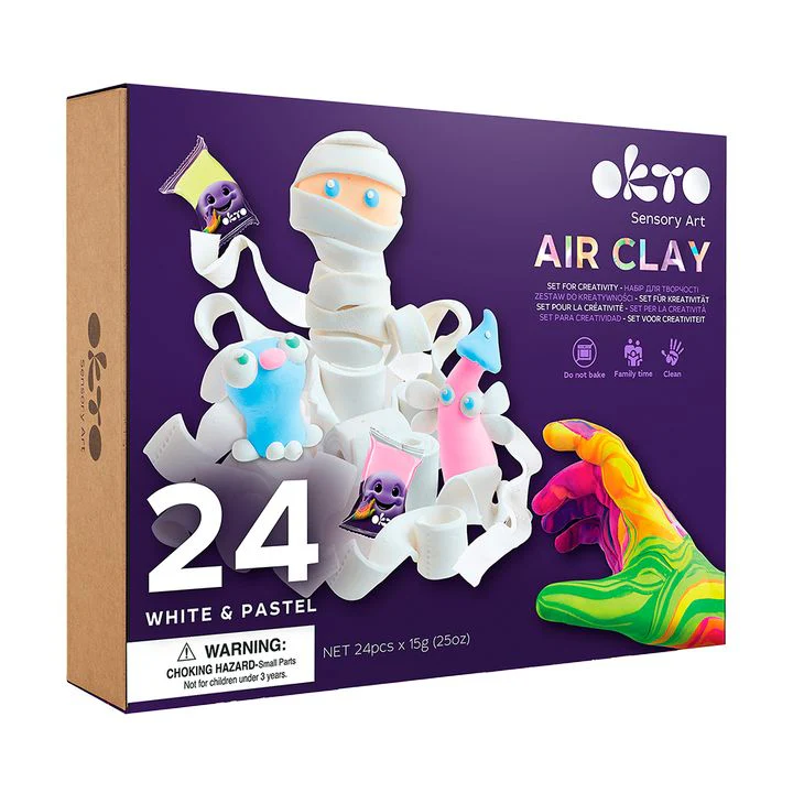 OKTO kreativni samootvrdnjavajući set 24 pastelne nijanse