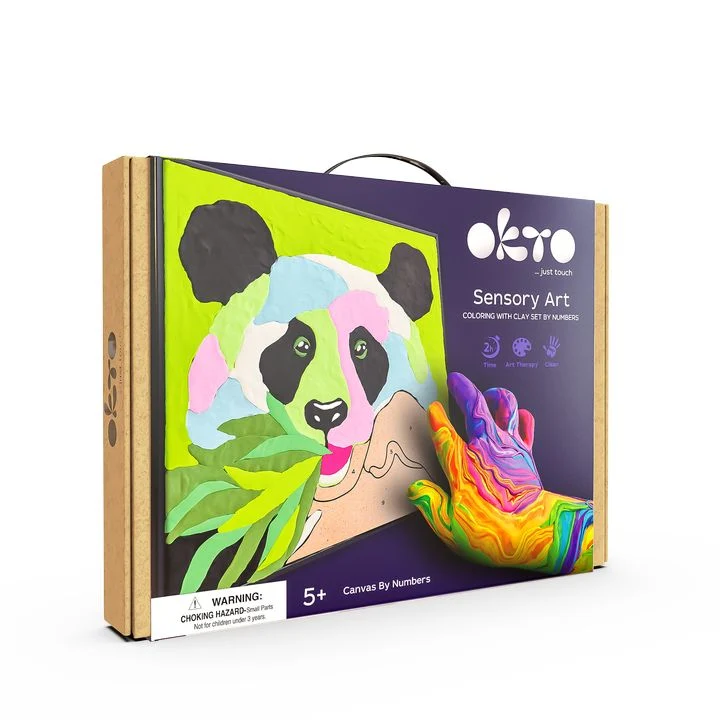 OKTO samootvrdnjavajuća slika 30 x 30 cm Panda