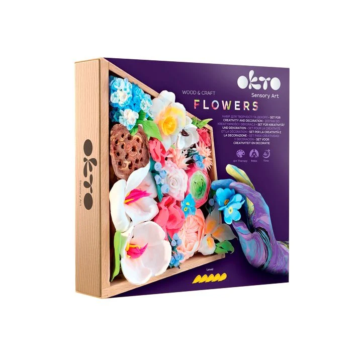OKTO set za modeliranje u drvenom ramu 21 x 21 cm ROMANTICA