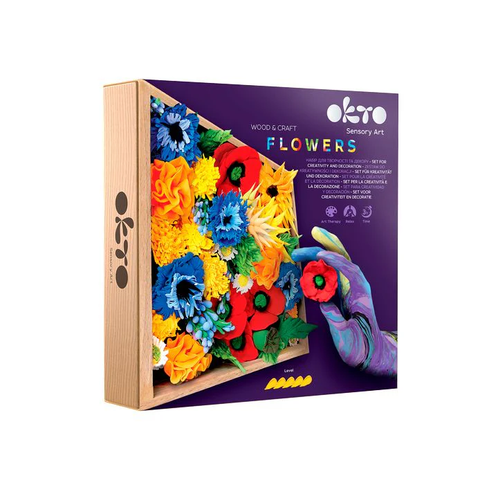 OKTO set za modeliranje u drvenom ramu 21 x 21 cm SLOBODA