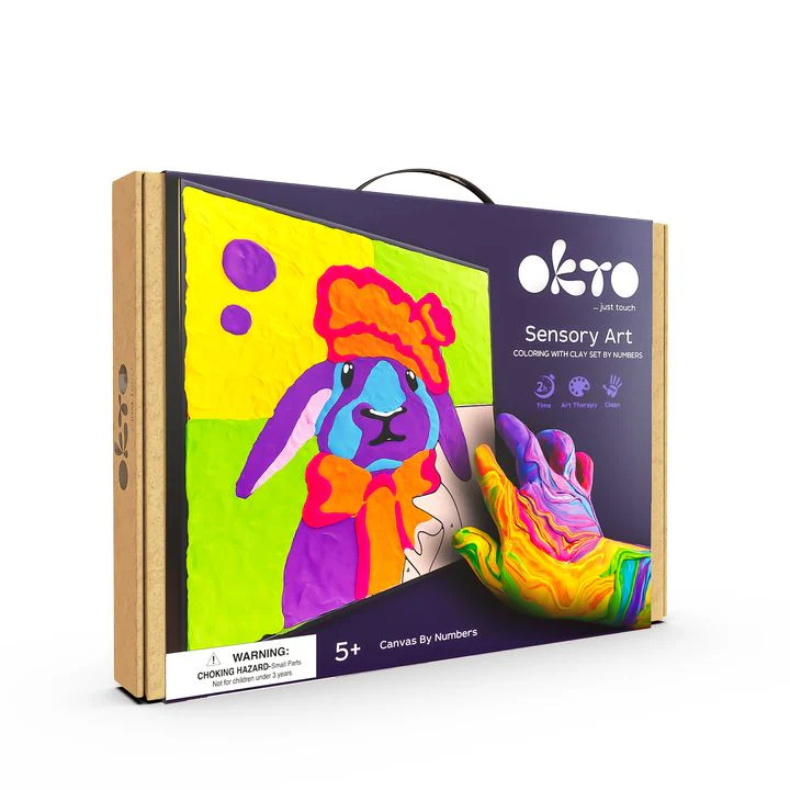 OKTO slika sa samootvrdnjavajućom masom 30 x 30 cm Hare