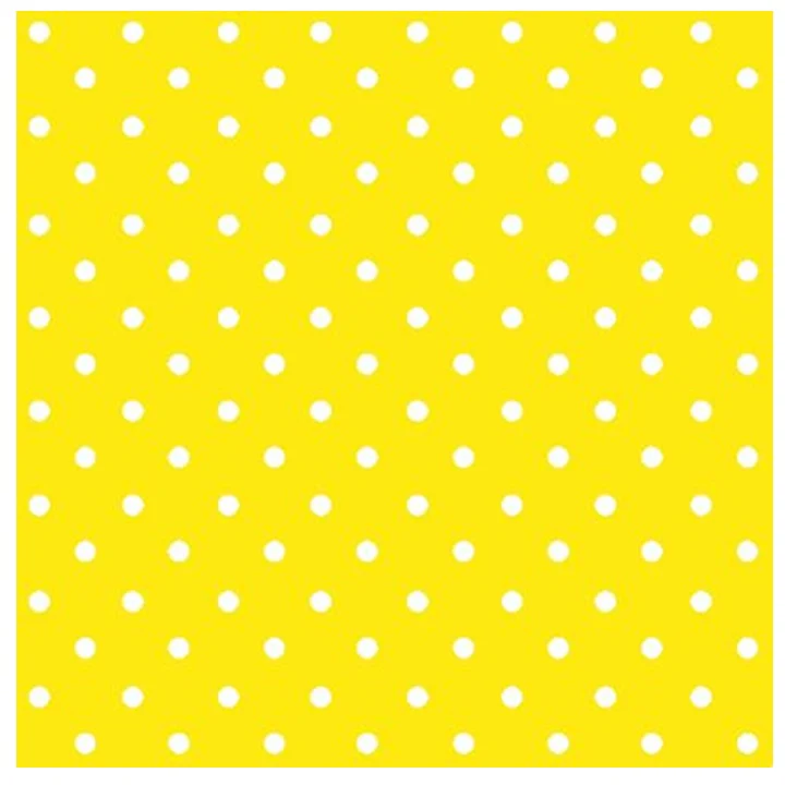 Salvete za dekupaž Yellow Dots - 1 komad
