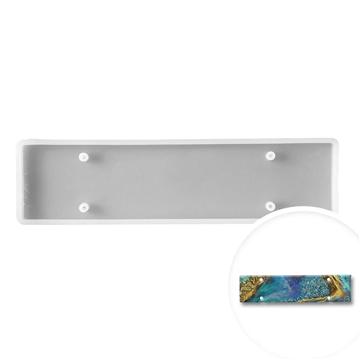 Silikonski kalup za smolu Pentart 25,5 x 7 x 1,2 cm - tablica za kačenje 1 kom