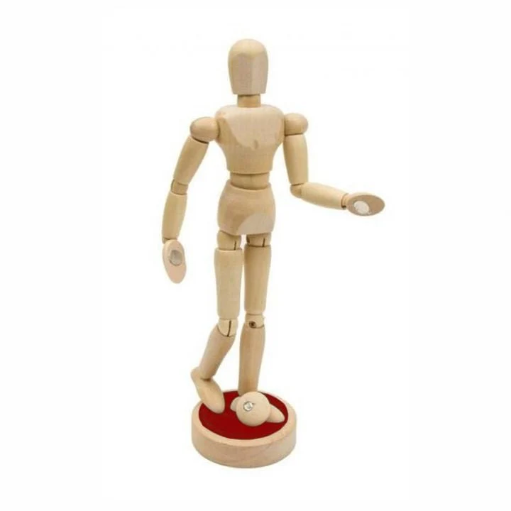 Drveni model ljudskog tela sa magnetima - uniseks 30.5 cm