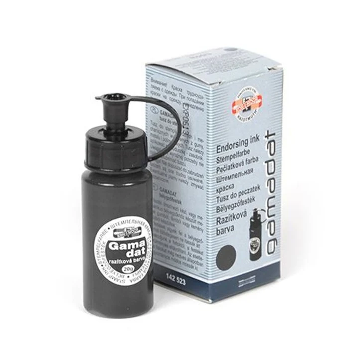 Gamadat mastilo za pečate 20 g – crna