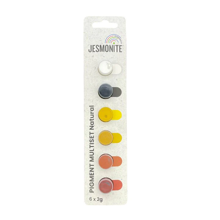 Jesmonite Pigment Set 6 x 2 g - Prirodni