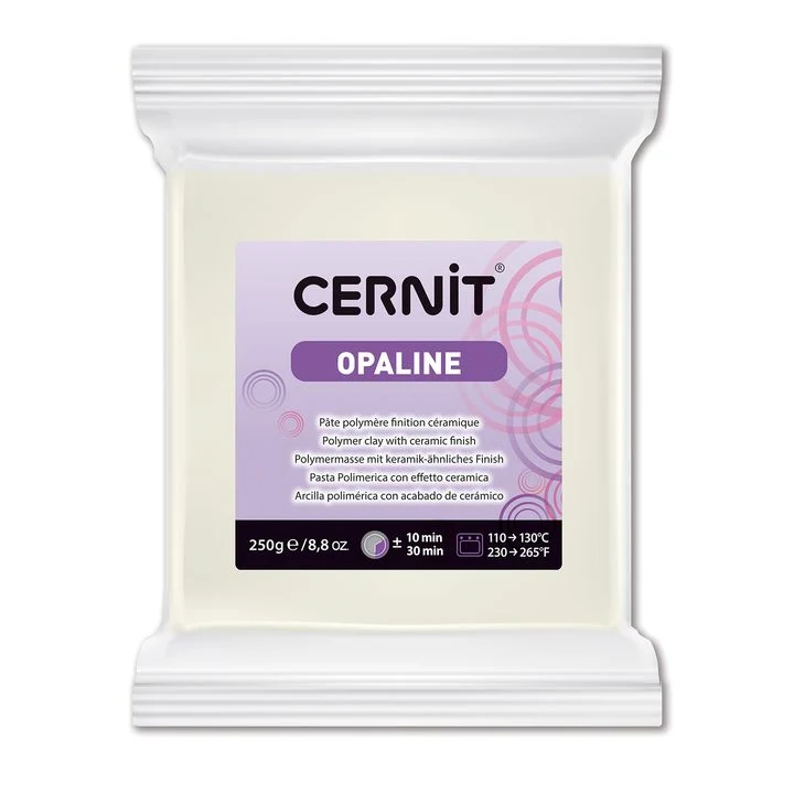 Polimer CERNIT OPALINE 250 g – Bela