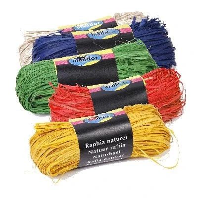 Raffia natural 50gr – 50gr braon