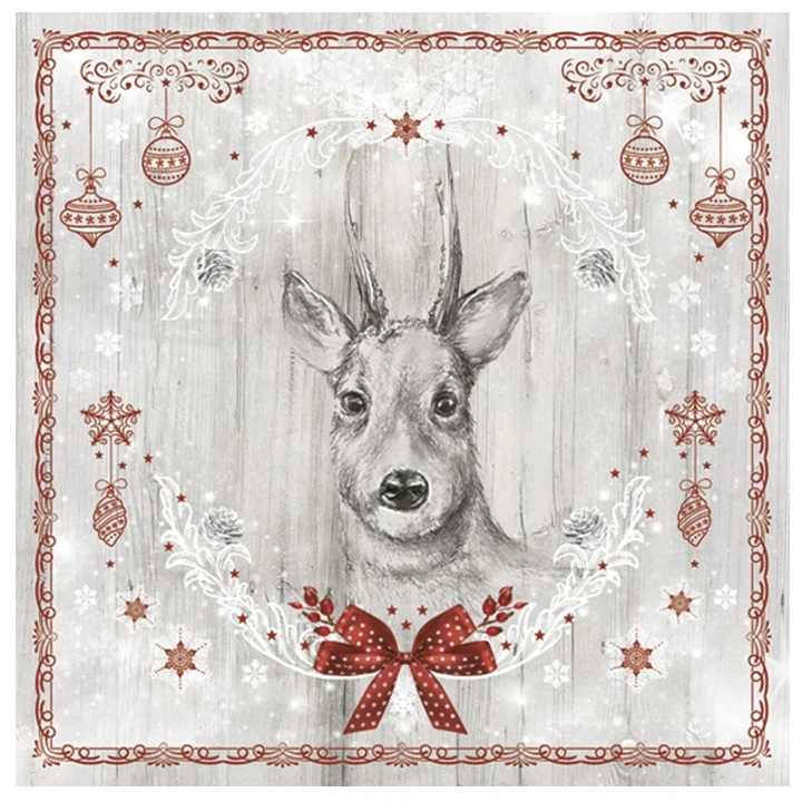 Salvete za dekupaž Painted Deer - 1 komad