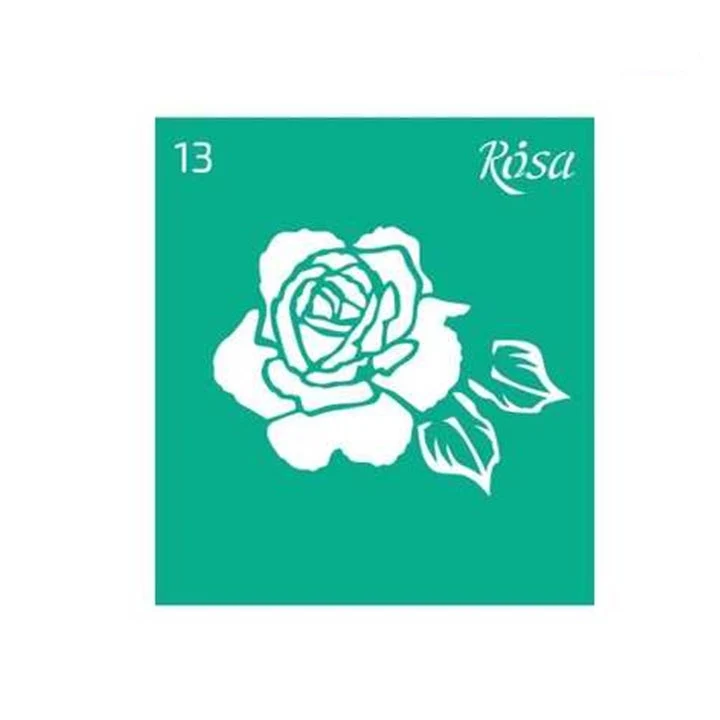 Samolepljiva šablona Rosa Talent 9 x 10 cm - motiv br. 13