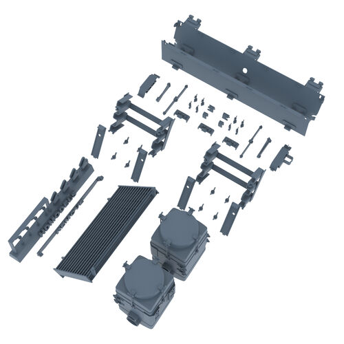 NEW! HD Models 35330 M4A1 (76) Sherman Late - Rear Hull Super Details Set (for Takom Kits - Adaptable also to Italeri / Dragon & Tasca Kits)