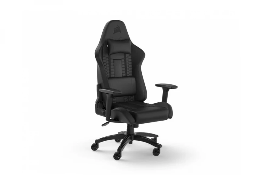 Stolica CORSAIR TC100 RELAXED gaming/CF-9010050-WW/crna vestacka koza