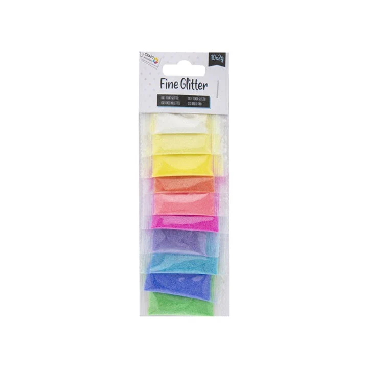Set sitnog gliter praha 10 x 2 g