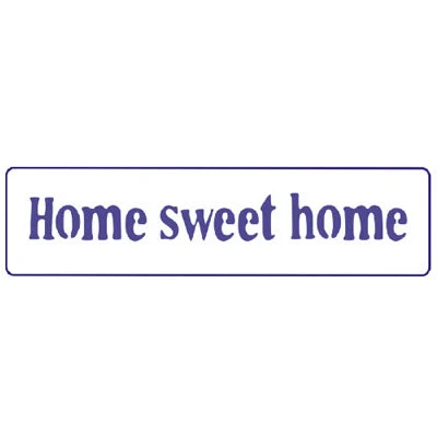 Šablon PENTART Text - Home sweet home