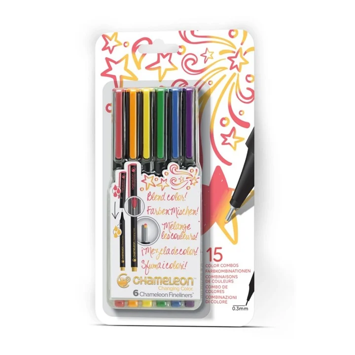 Flomasteri Chameleon Primary Colors - set od 6 kom