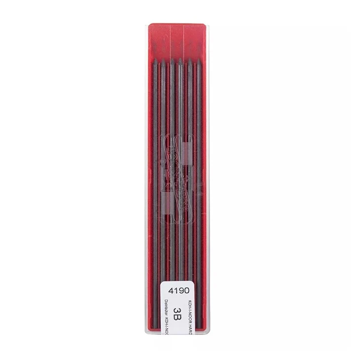 Grafitne olovke KOH-I-NOOR 2,5 mm 3B - set od 6 komada