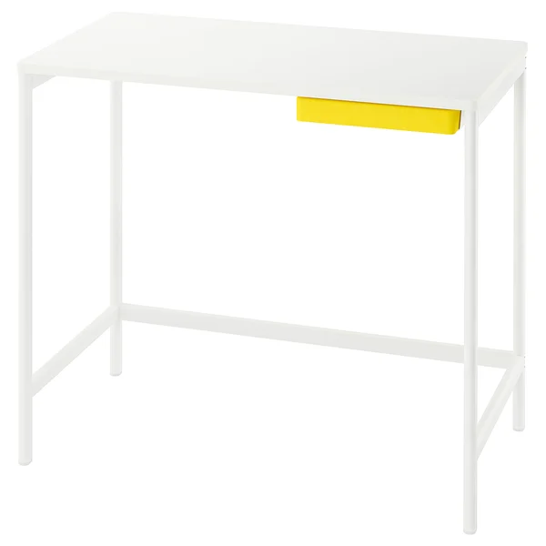 Radni sto, bela, 85x56x75 cm