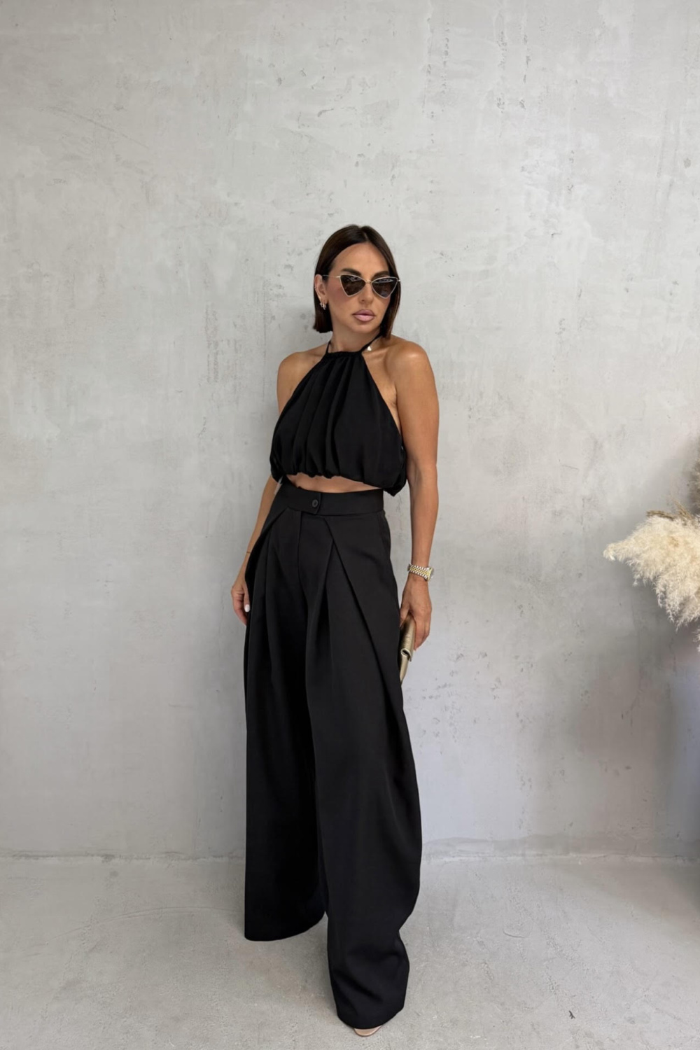 SCARLETT BLACK TRENDI PREDIMENZIONIRANE PANTALONE