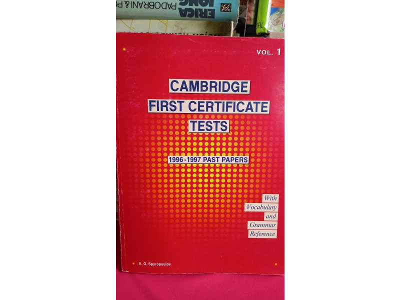 Cambridge First Certificate Tests