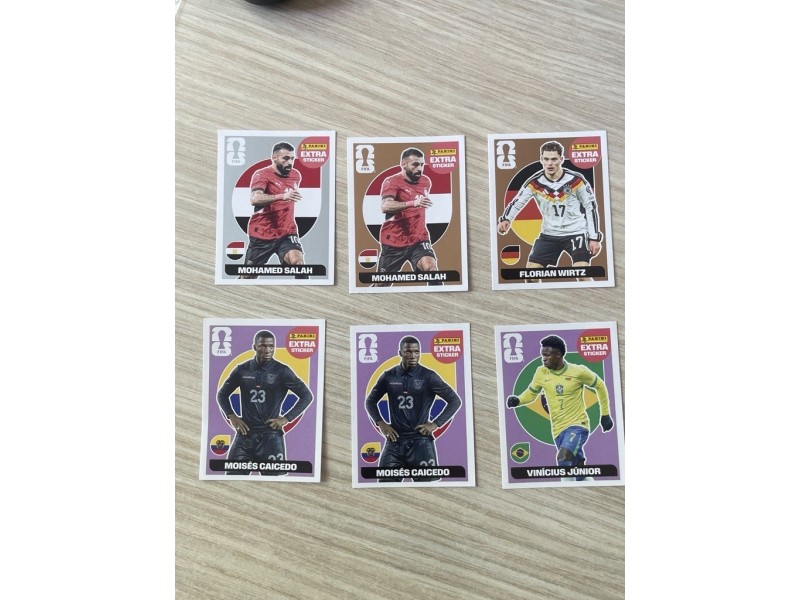 WC 2026 Extra Stickeri - 6 komada