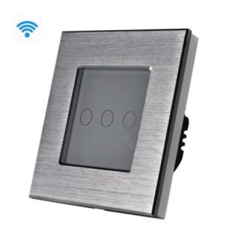 Exeshop 3g wi-fi pametni prekidačI al silver (WiFi touch switch) ( ss029 )