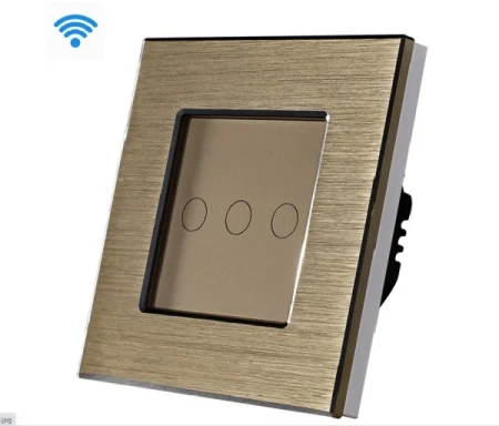 Exeshop 3g wi-fi pametni prekidačI al zlatni (WiFi touch switch) ( ss030 )