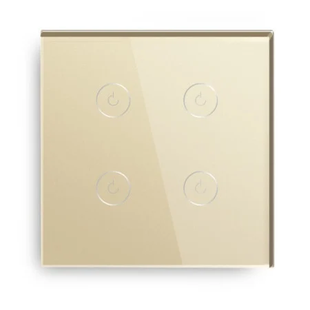 Exelink wi-fi pametni prekidač 4g tuya zlatni (WiFi touch switch) ( ss021 )