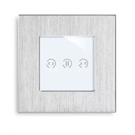 Exeshop wi-fi touch curtain al silver (tuya) ( sc005 )