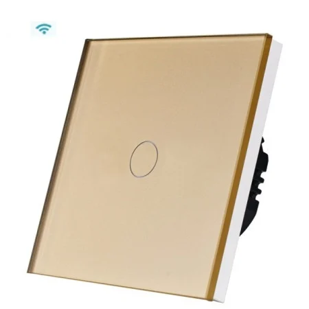 Exeshop wi-fi pametni prekidač 1g tuya zlatni nn (WiFi touch switch) ( ss012 )