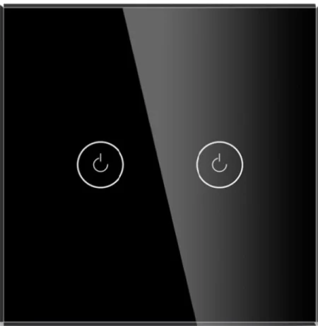 Exeshop wi-fi pametni prekidač 2g tuya crni nn (WiFi touch switch) ( ss014 )