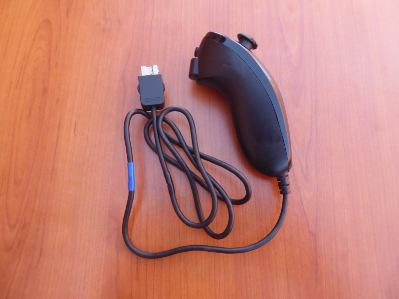 Nunchuck Controller Black, Nintendo Wii, crni