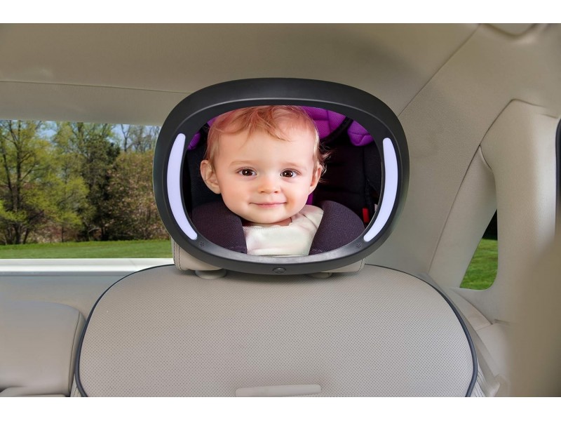 AltaBeBe AL1108 LED auto ogledalo za bebu-sigurnosni na