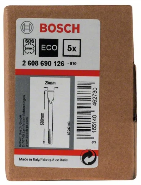 Bosch 2608690126 Pljosnata dleta sa SDS max držačem za beton i ciglu za rušenje ( 2608690126 )