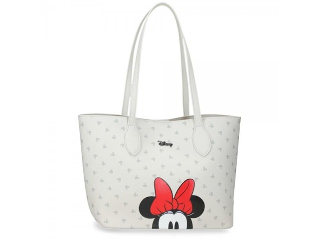 Ženska torba sa neseserom Disney Minnie Bowlogue white 34374
