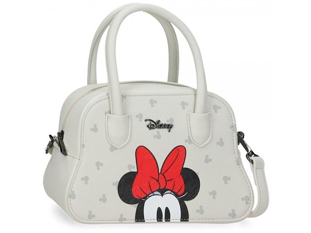 Tašna 22cm Disney Minnie Bowlogue white 34373
