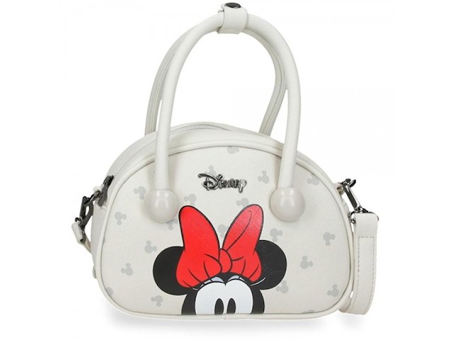Ženska torbica 19cm Disney Minnie Bowlogue white 34371