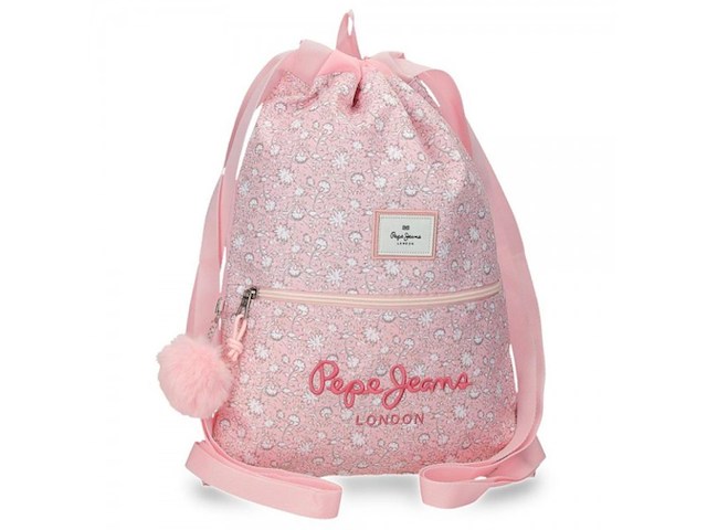 Ranac sa uzicama - torba za sport PJL Mia light pink 60738