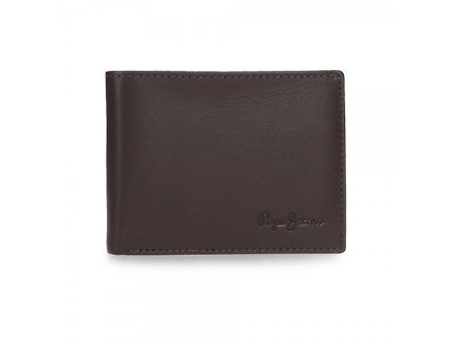Kožni novčanik na preklop Pepe Jeans Luton brown 73631