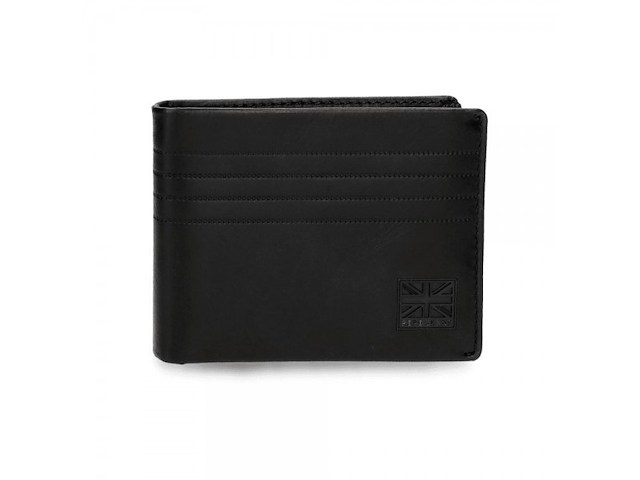 Muški kožni novčanik Pepe Jeans Hudson black 73371