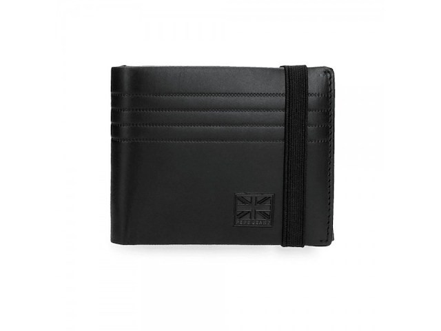 Muški kožni novčanik Pepe Jeans Hudson black 73339