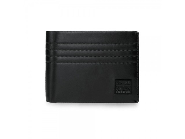 Muški novčanik na preklop Pepe Jeans Hudson black 73331