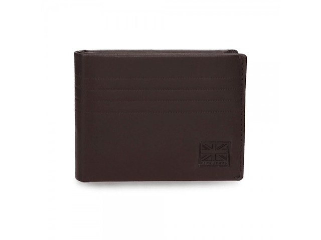 Muški novčanik na preklop Pepe Jeans Hudson brown 73331