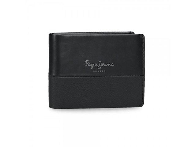 Muški kožni novčanik na preklop PJL Dual black 78331