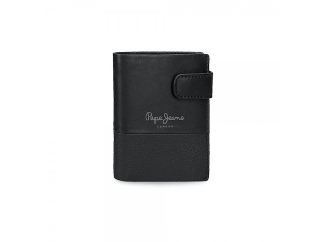 Kožni novčanik za muškarce PJL Dual black 78312